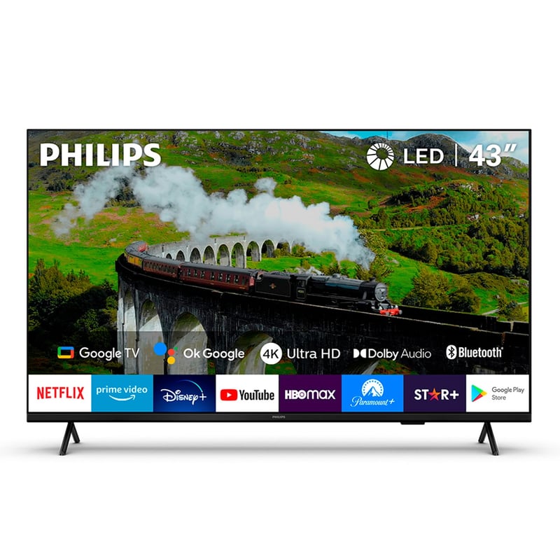 PHILIPS LED Smart TV 43" 43PUD7408 4K Ultra HD Philips | falabella.com