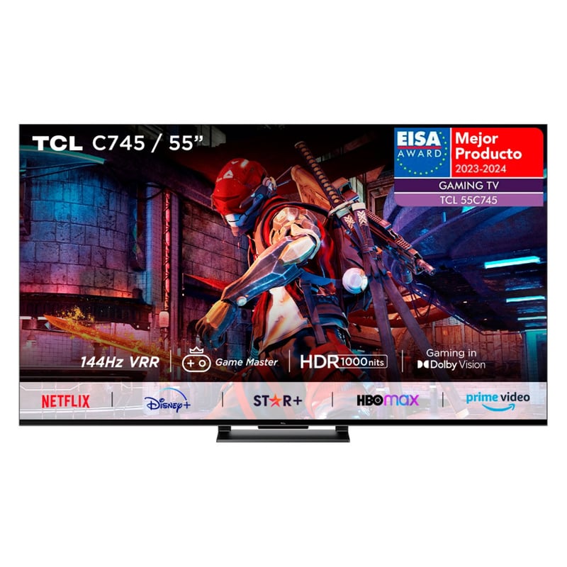 TCL QLED Smart Tv 55" C745 4K Ultra HD Google TV TCL | falabella.com