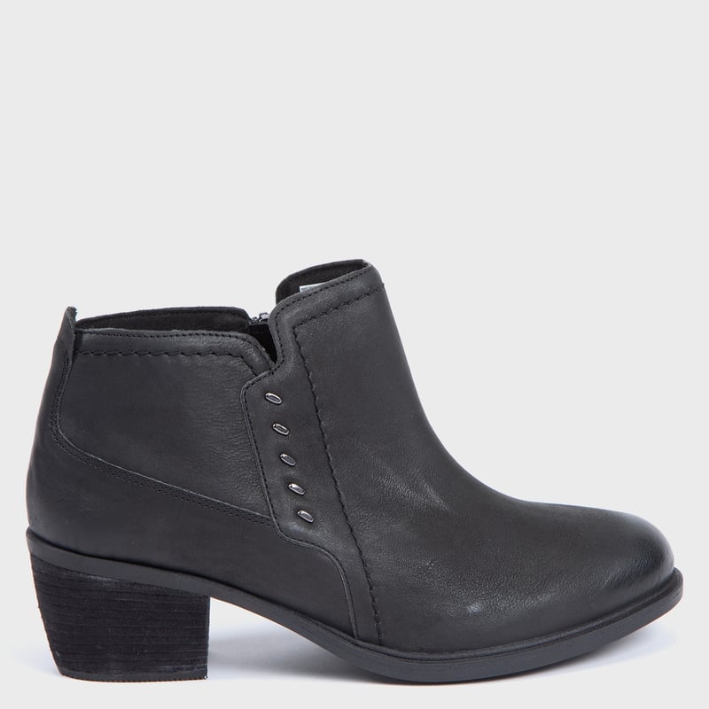 CLARKS Botín Mujer Cuero Negro Clarks | falabella.com