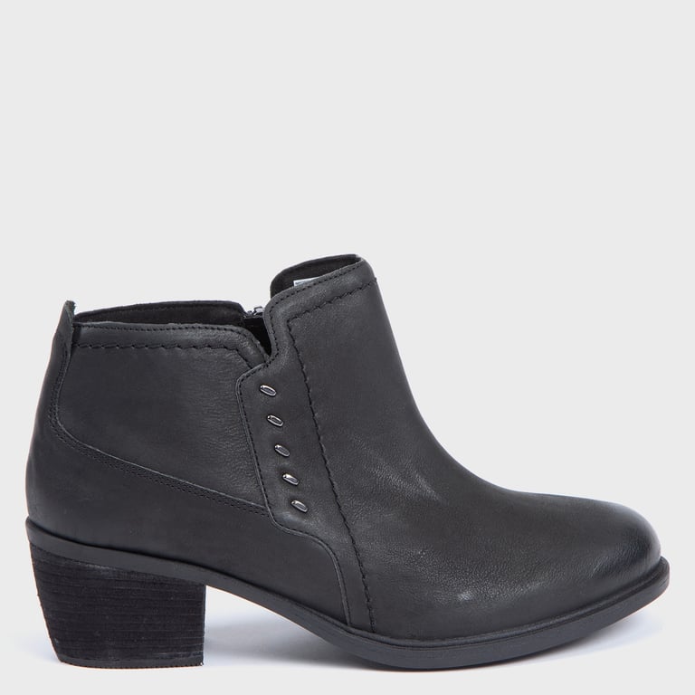 CLARKS Botín Mujer Cuero Negro Clarks | falabella.com