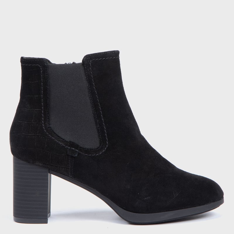 CLARKS Botín Mujer Cuero Negro Clarks | falabella.com