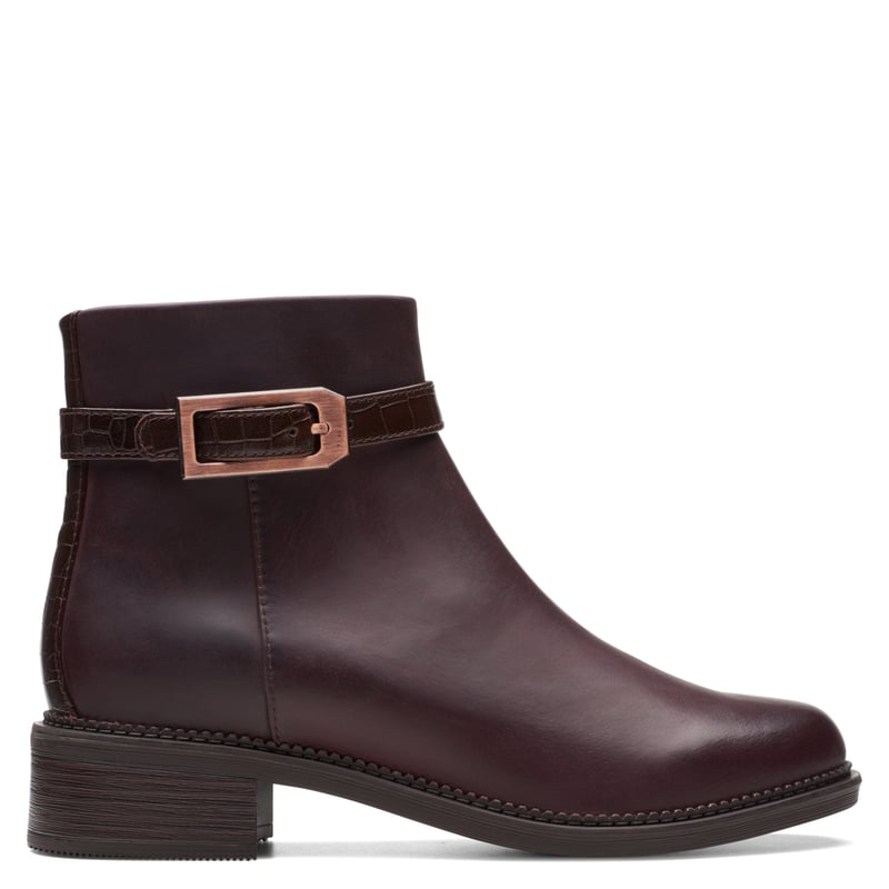 CLARKS Botín Mujer Cuero Café Clarks | falabella.com