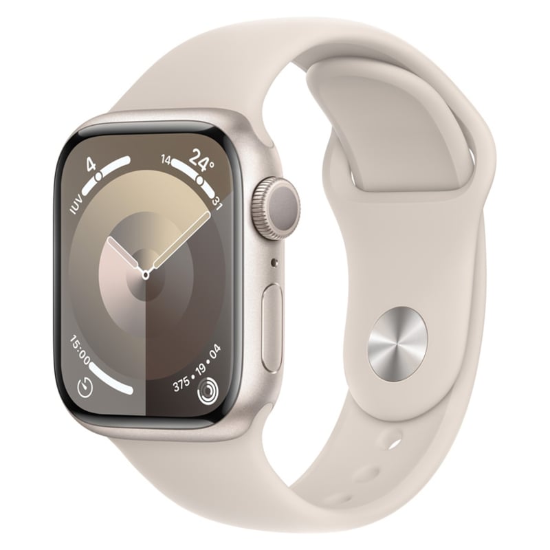 APPLE Apple Watch Series 9 (Gps) - Aluminio 41 Mm - Correa Deportiva - Talla S/M | falabella.com