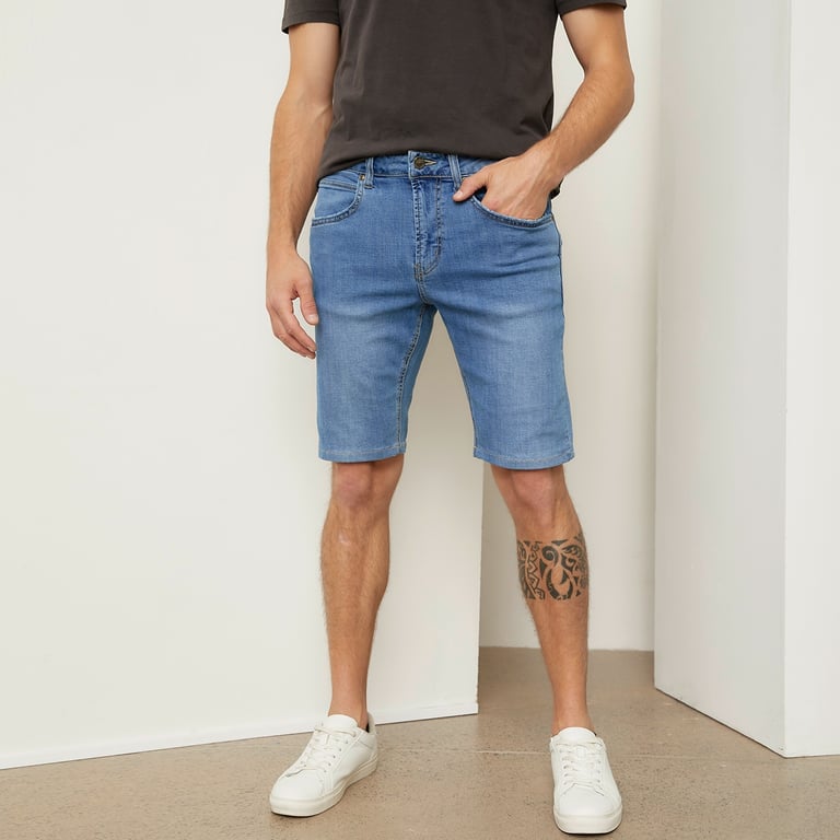 LEE Short Bermuda Denim Hombre Brooklyn Regular Fit Lee | falabella.com