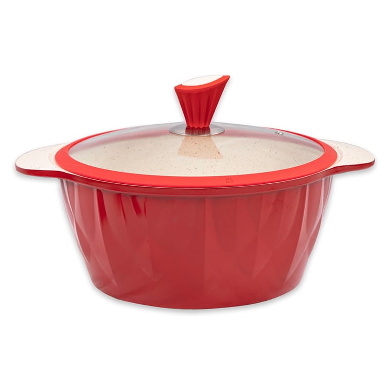 DORAL Olla Diecast Fdo Mar 24 Cm 4 Lt Roja Di Burano Doral | falabella.com