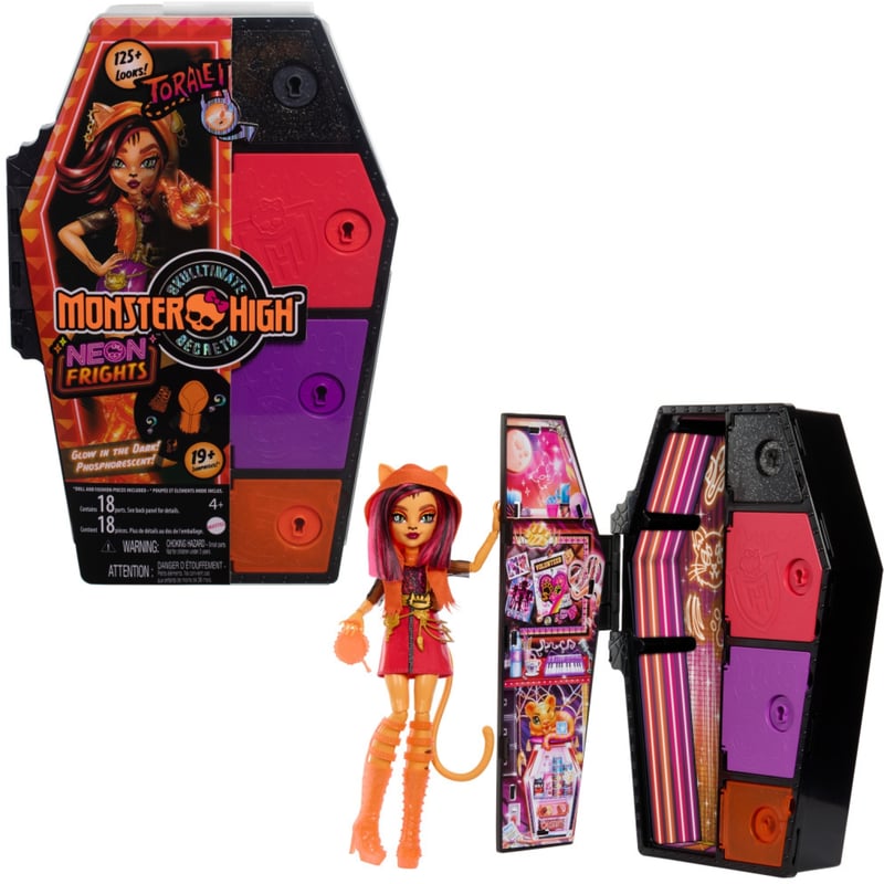 MONSTER HIGH Secrets Sustos Neon Toralei Monster High | falabella.com