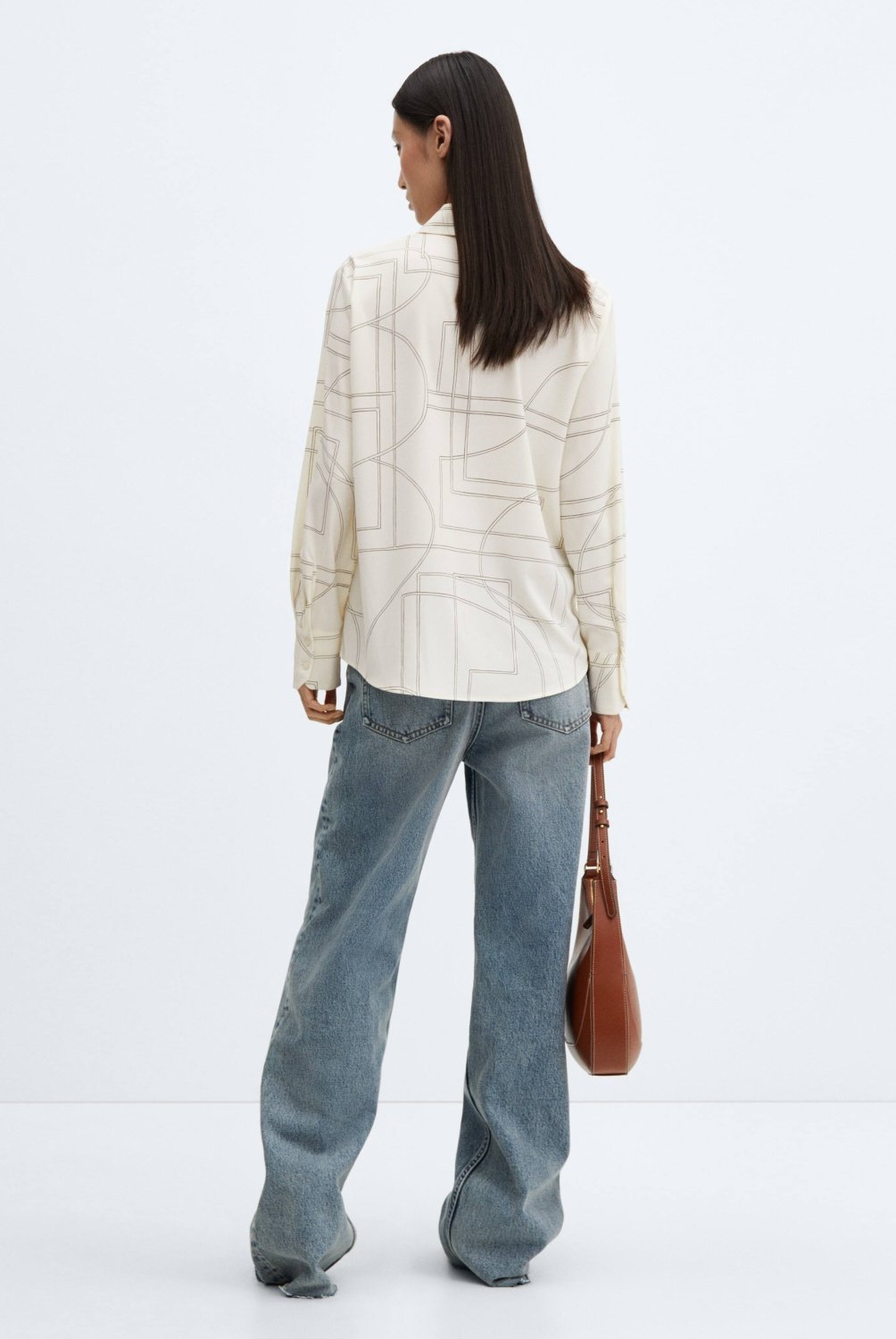 MANGO Blusa Fluida Botones Mujer Mango | falabella.com