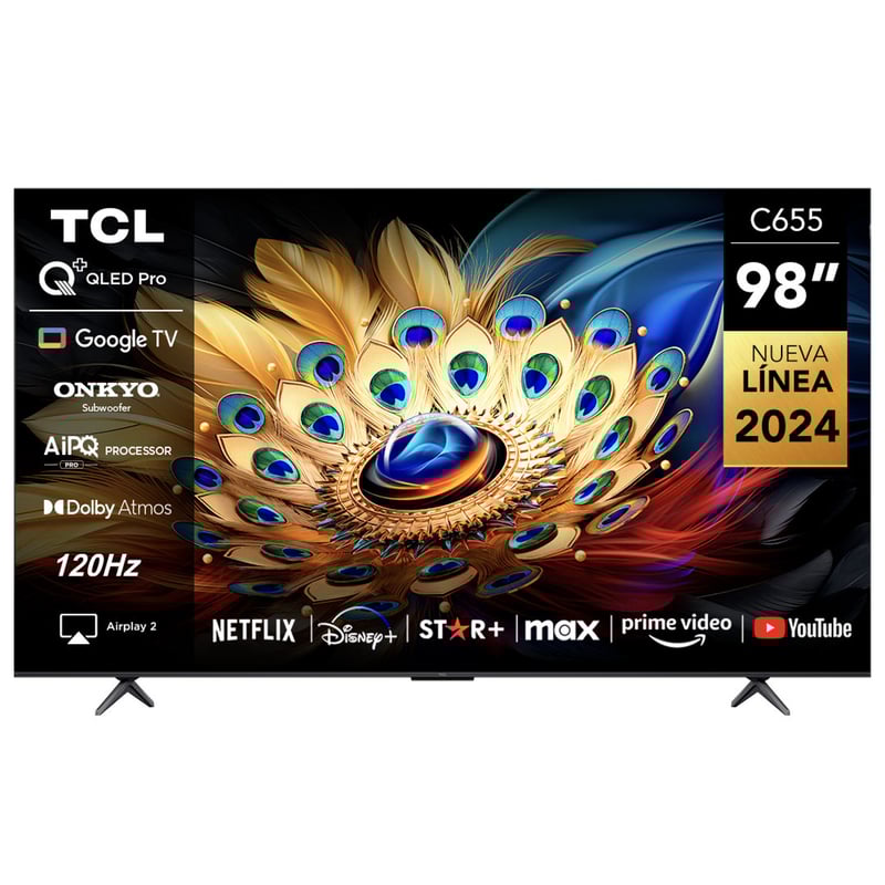 TCL Qled Smart Tv 98" C655 4K Ultra Hd Google Tv Tcl | falabella.com