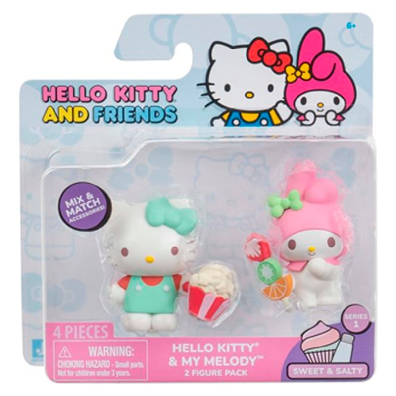 HELLO KITTY Pack De 2 Figuras (Contiene Producto Al Azar Del Surtido ...