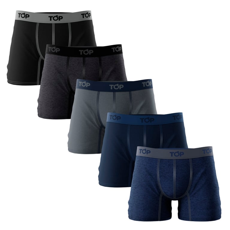 TOP Pack De 5 Boxer Hombre Algodón Top | falabella.com