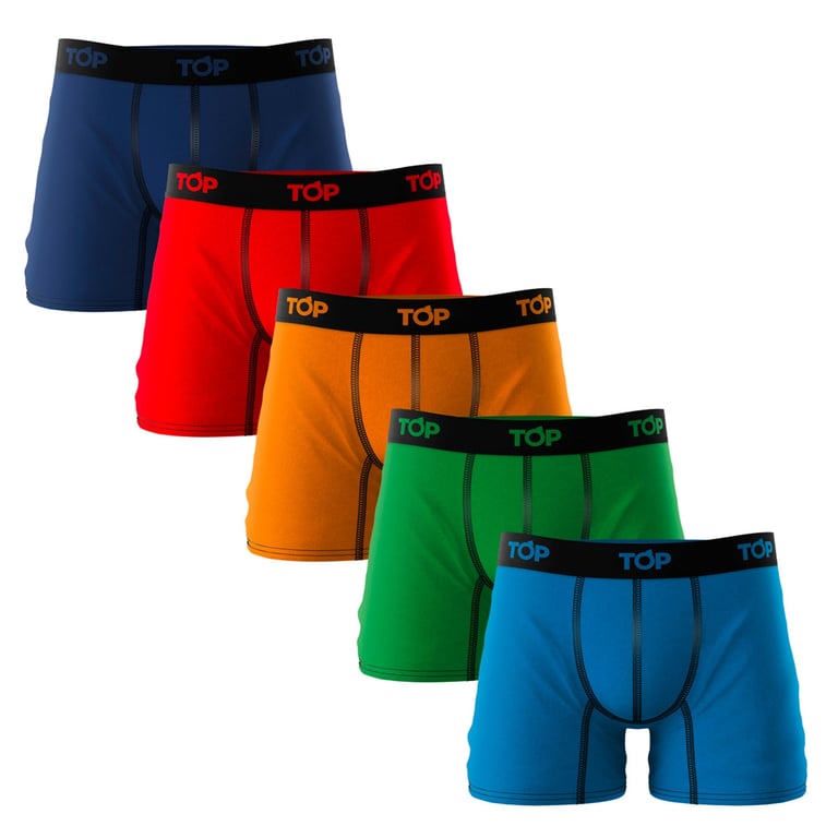 TOP Pack De 5 Boxer Hombre Algodón Top | falabella.com