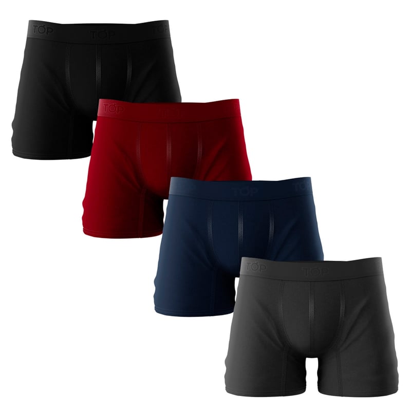 TOP Pack De 4 Boxer Hombre Algodón Top | falabella.com