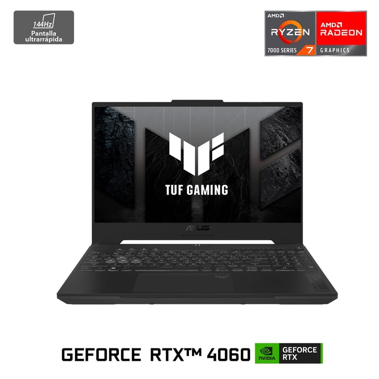 ASUS Notebook TUF Gaming A15 FA507 AMD Ryzen 7 NVIDIA GeForce RTX 4060 ...