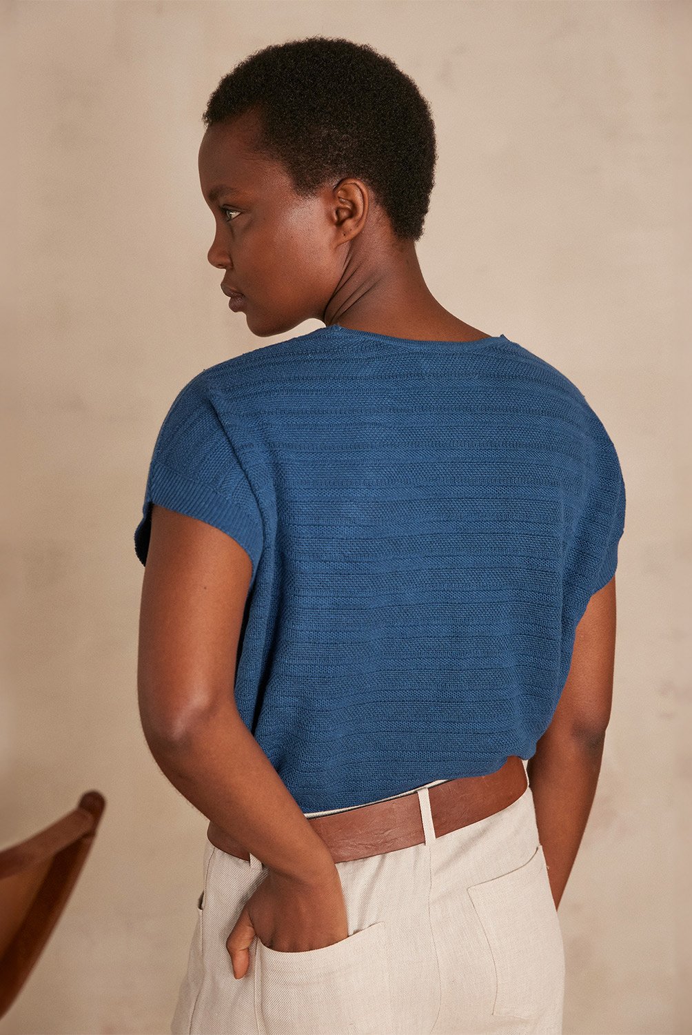 MAISON 123 Polera Manga Corta a Rayas Mujer | falabella.com