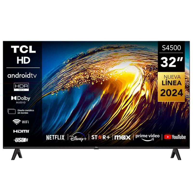 TCL Led Smart Tv 32" S4500 Hd Android Tcl | falabella.com