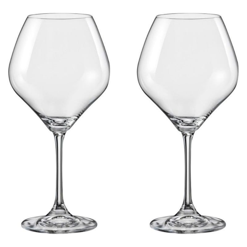 BOHEMIA Set 2 Copas Cristal 350 ml Amoroso Bohemia | falabella.com