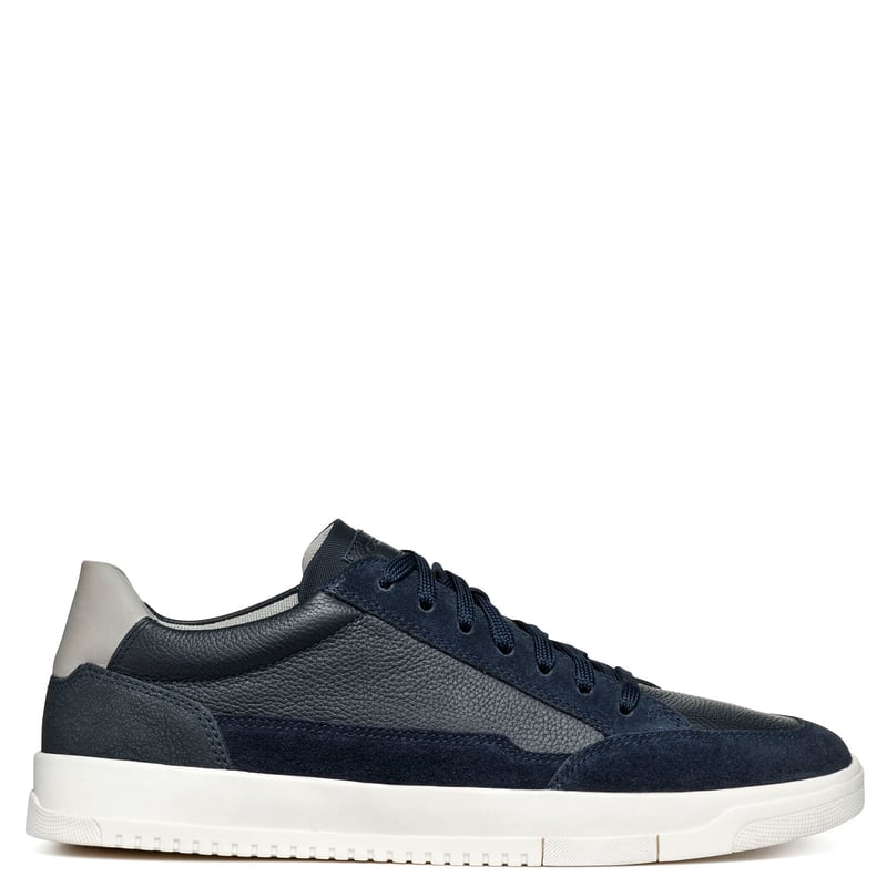 GEOX Zapatilla Urbana Hombre Cuero Azul Geox | falabella.com