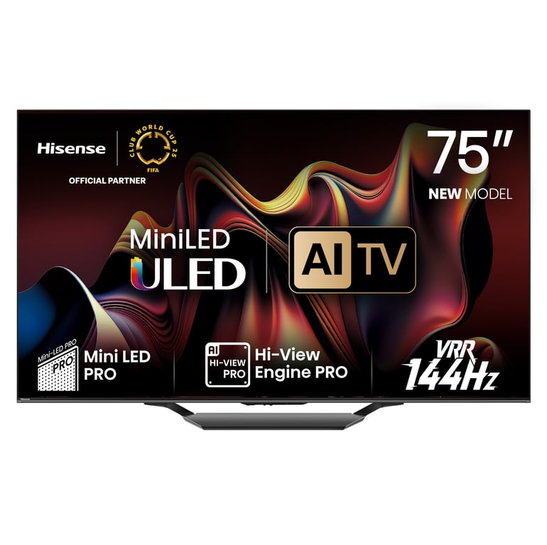 HISENSE Mini LED Smart TV 75" 75U7N 4K Ultra HD 144 hz Google TV ...