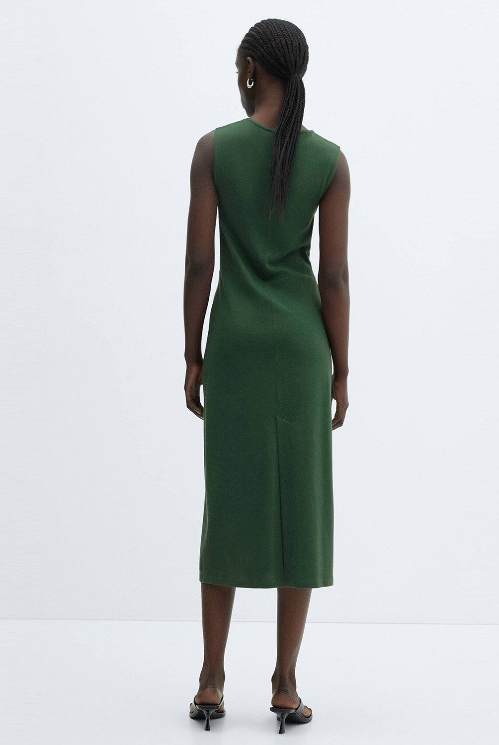 MANGO Vestido Algodón Mujer Sin Mangas Largo Mango | falabella.com