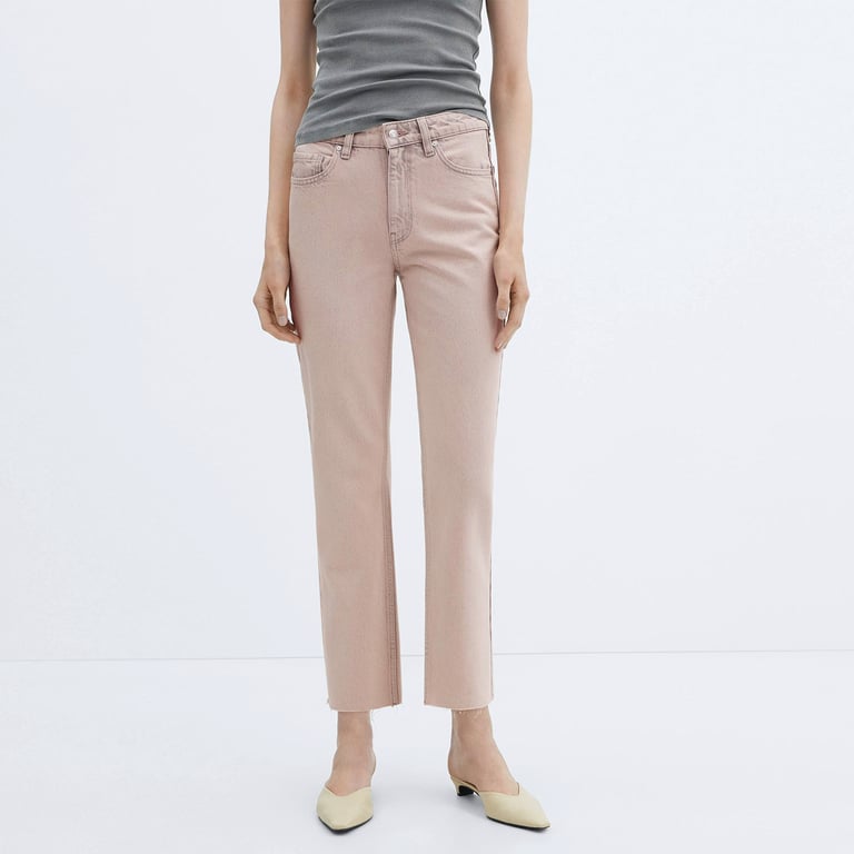 MANGO Jeans Recto Blanca Mujer Mango | falabella.com