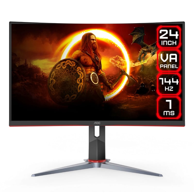AOC Monitor Led Gaming 24" C24G2 AOC | falabella.com