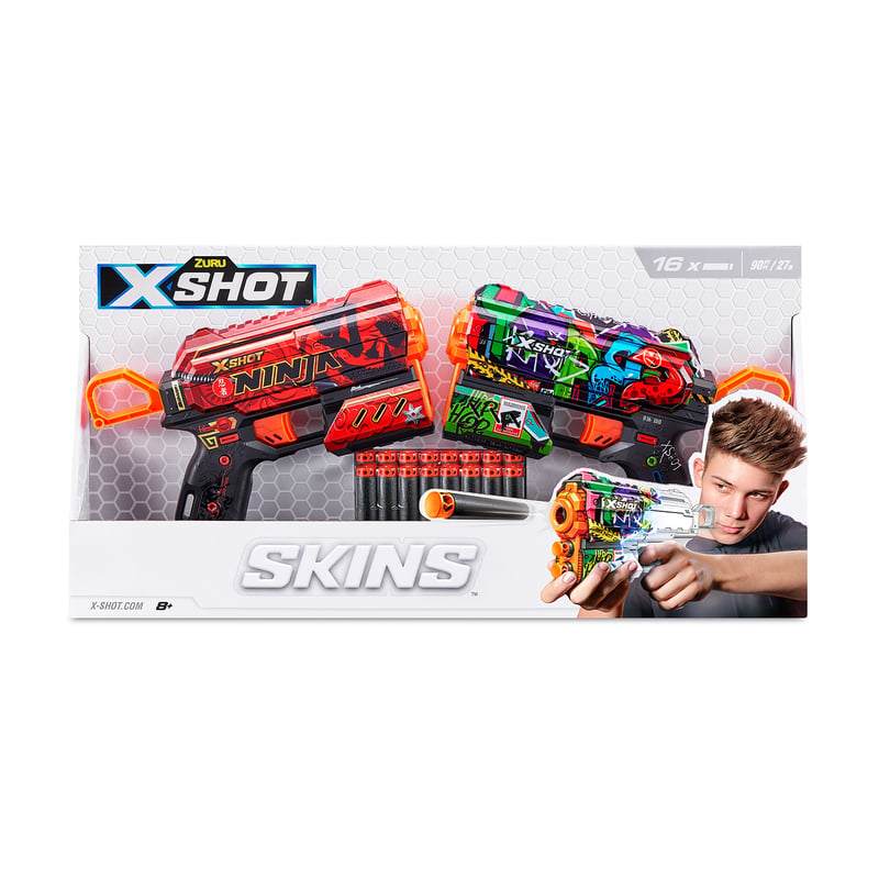 X SHOT Pack 2 Lanza Dardos Flux Skins X Shot | falabella.com