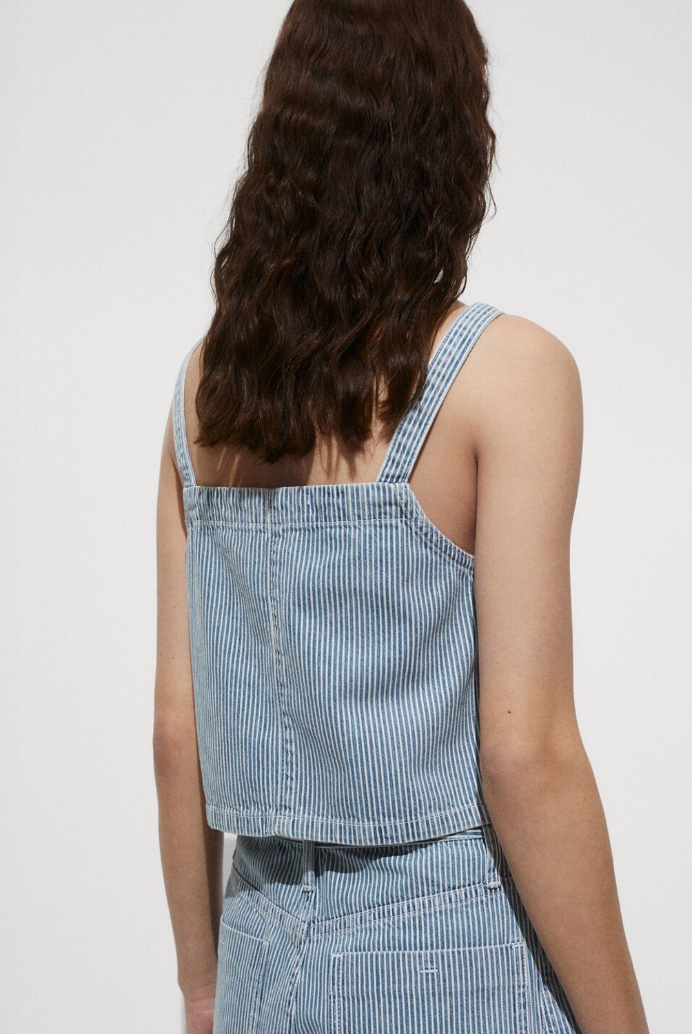 MANGO Top Crop Vaquero Mujer Mango | falabella.com