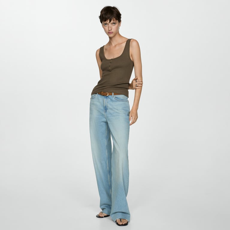 MANGO Top Tirantes Botones Mujer Mango | falabella.com