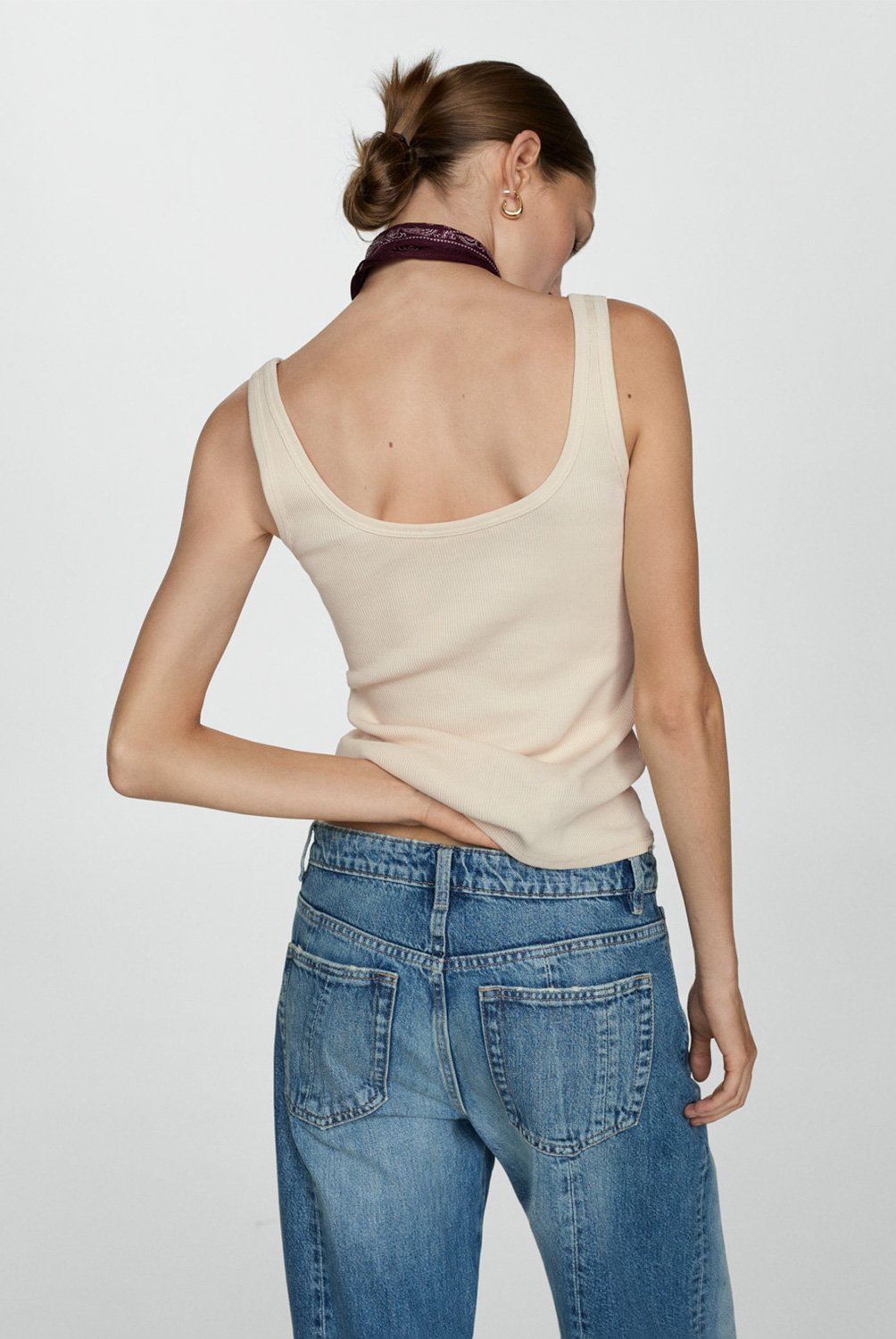 MANGO Top Tirantes Botones Mujer Mango | falabella.com