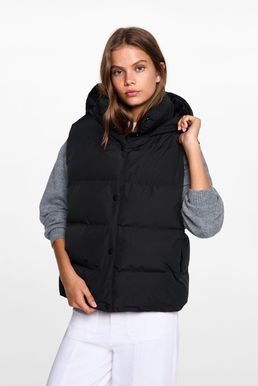MANGO TEEN Chaqueta Acolchado Capucha Niña Mango Teen | falabella.com