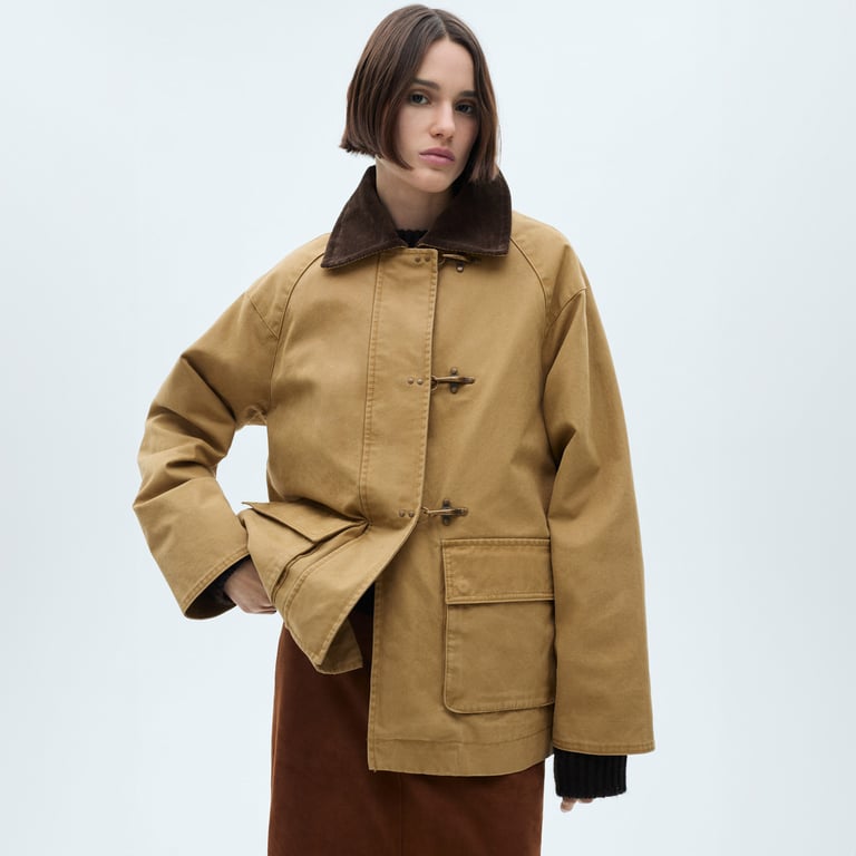 MANGO Parka Algodón Bolsillos Mujer Mango | falabella.com