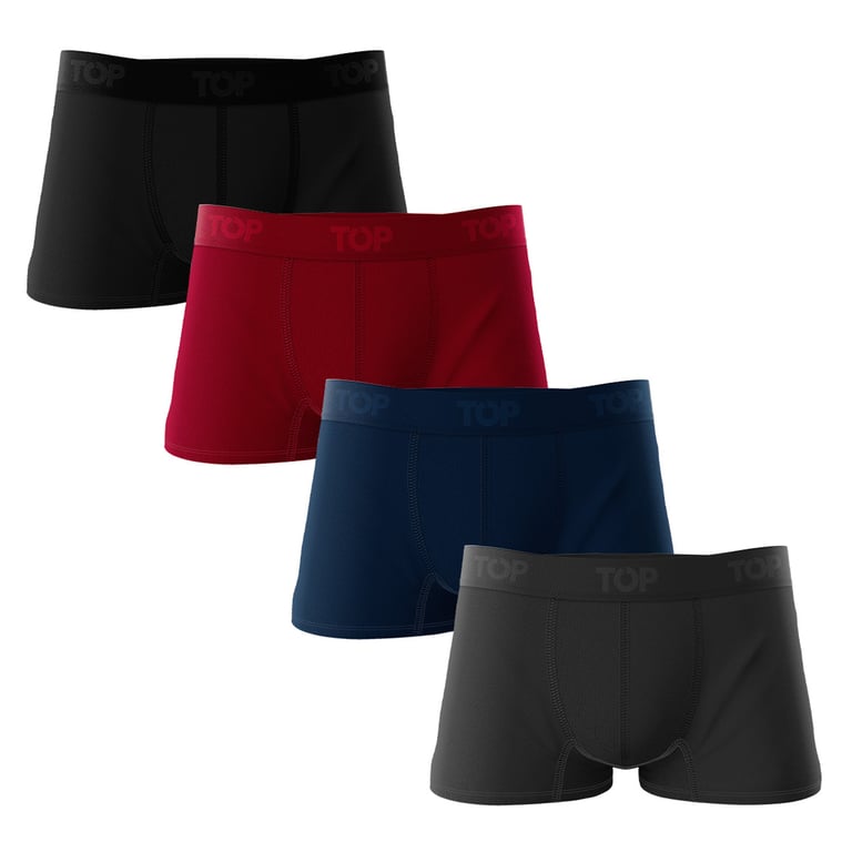 TOP Pack De 4 Boxers Algodón Hombre Top | falabella.com