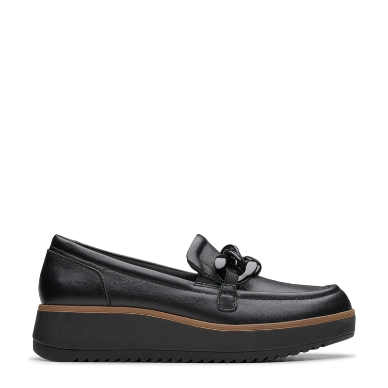 CLARKS Zapato Casual Mujer Cuero Negro Clarks | falabella.com