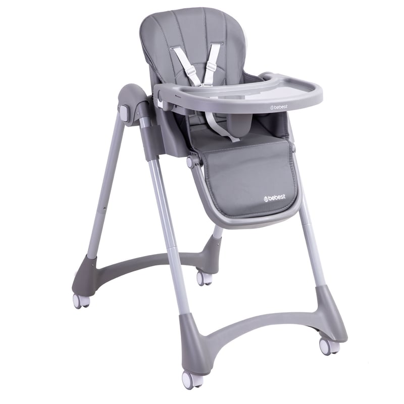 BEBESIT Silla de Comer EasyEat Gris Bebesit | falabella.com