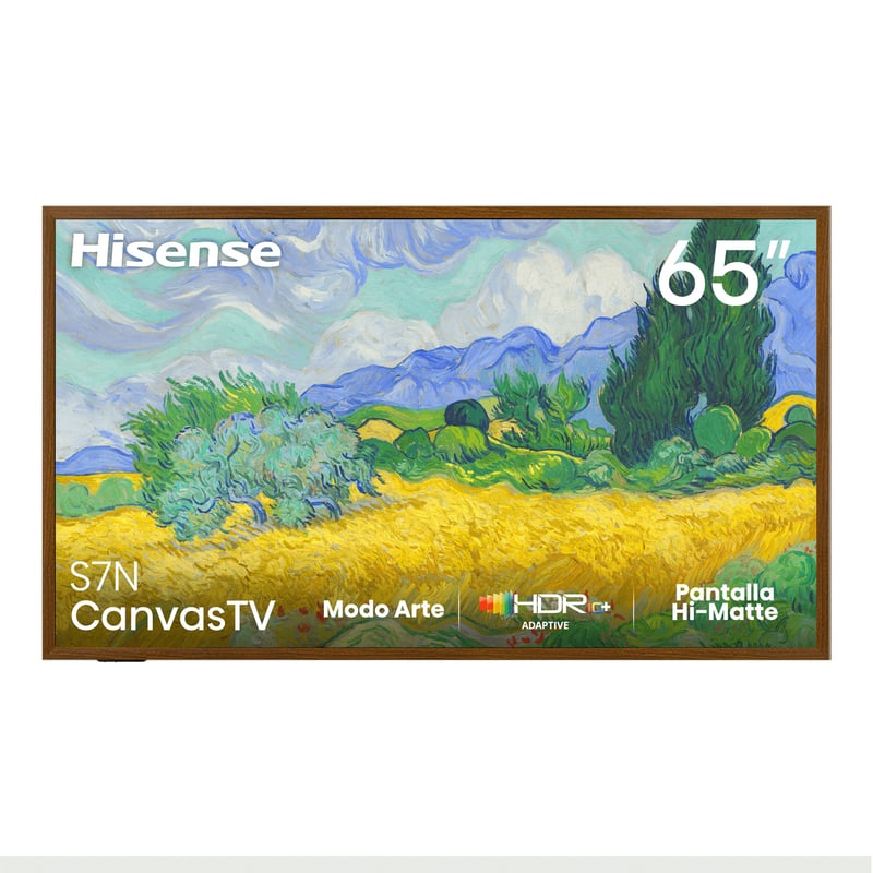 HISENSE QLED Smart TV Canvas TV 65" 65S7N 4K Ultra HD Hisense ...