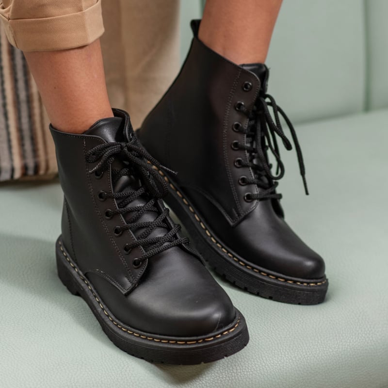 URCO Botín Mujer Cuero Negro Urco | falabella.com