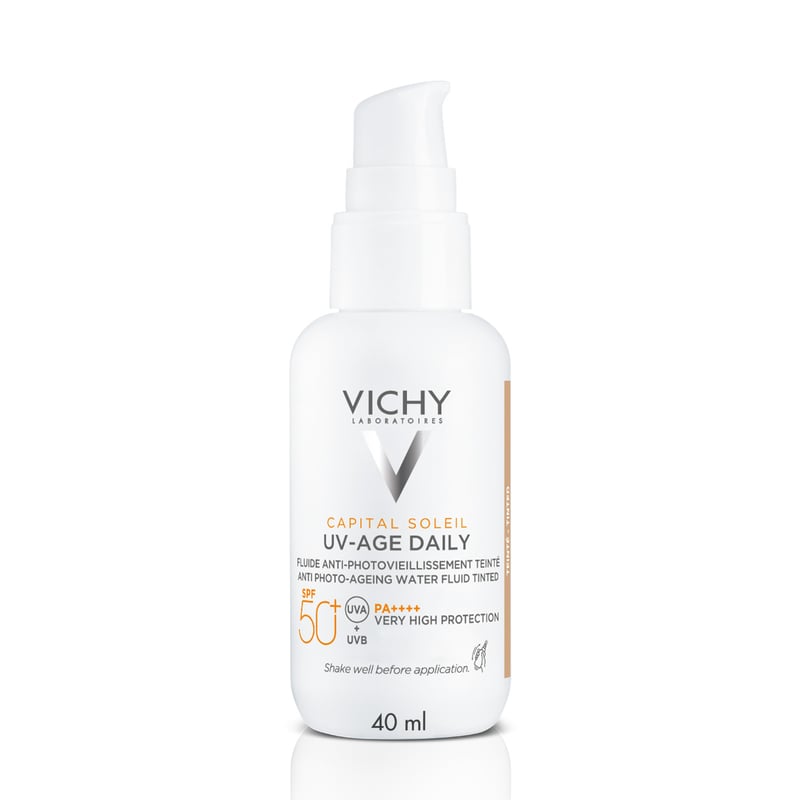 VICHY Protector Solar Facial Capital Soleil UV-Age Daily Con Color FPS ...