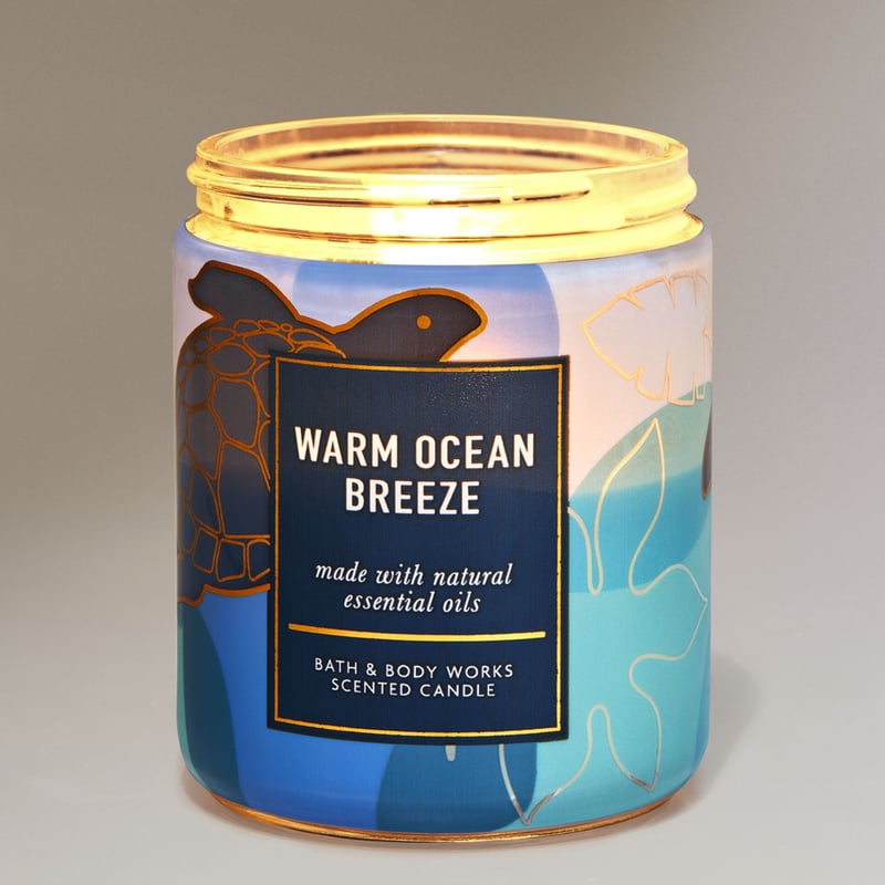 BATH & BODY WORKS Bath & Body Works Single Wick Candle Warm Ocean ...