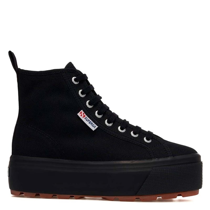 SUPERGA Hi Top Tank Zapatilla Urbana Mujer Negro Superga | falabella.com