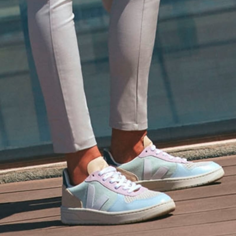 VEJA V-10 Zapatilla Urbana Mujer Azul Veja | falabella.com