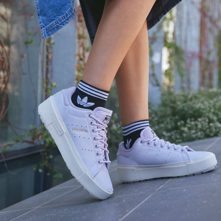 ADIDAS ORIGINALS Stan Smith Bonega Zapatilla Urbana Mujer Lila Adidas ...