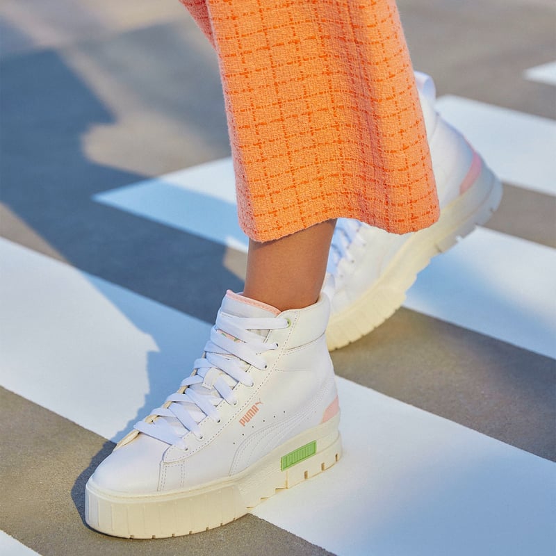 PUMA Mayze Mid Binding Zapatilla Urbana Mujer Blanco Puma | falabella.com