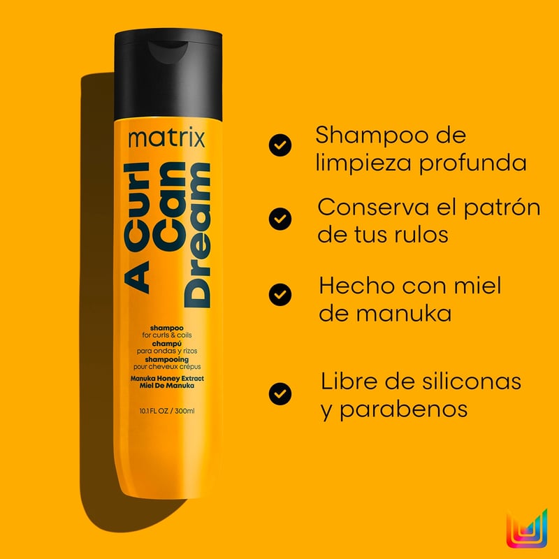MATRIX Dupla Hidratación Cabello Rizado A Curl Can Dream Matrix ...