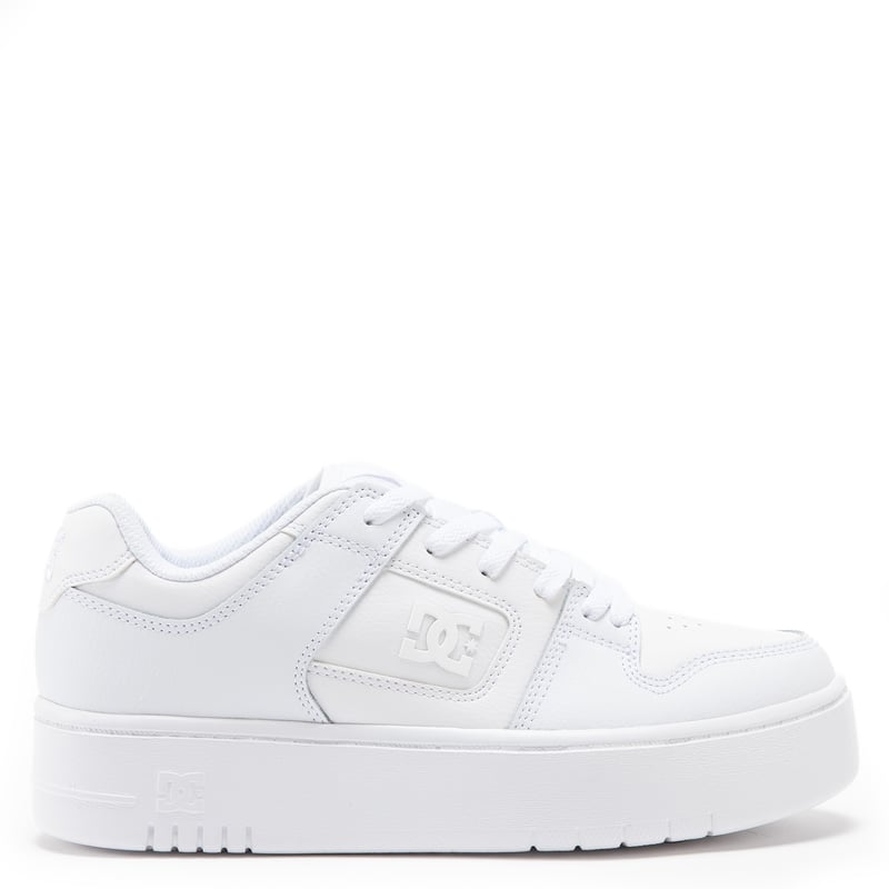 DC SHOES Manteca 4 Platform Zapatilla Mujer Cuero Blanco Dc Shoes ...