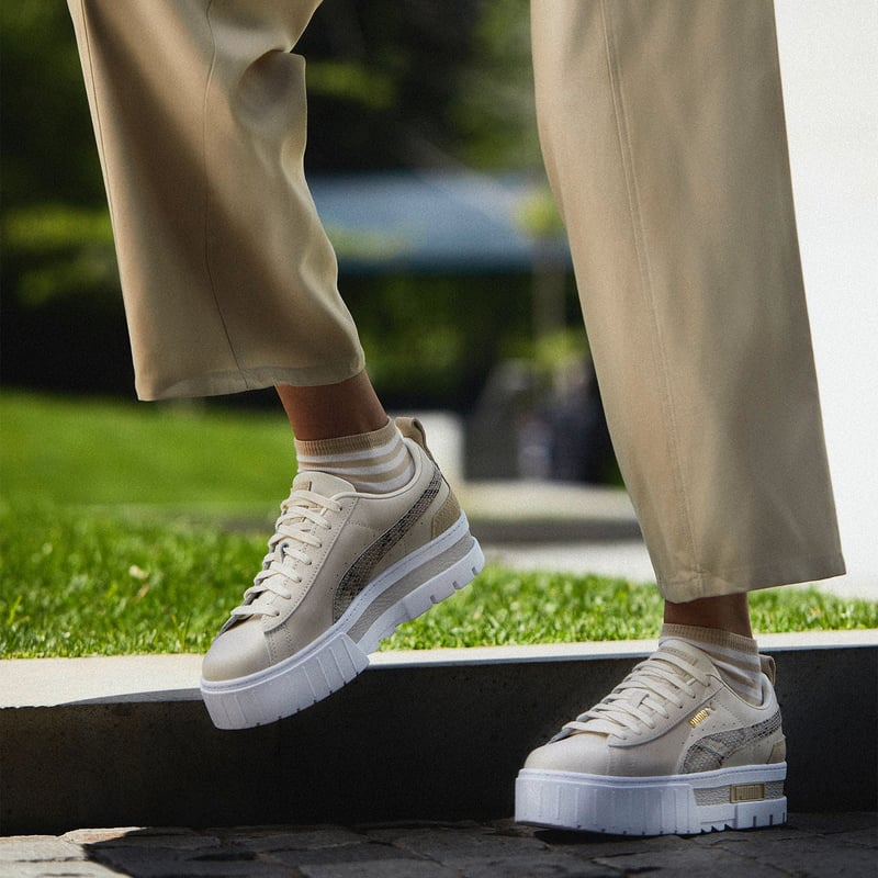 PUMA Mayze Luxury Zapatilla Urbana Mujer Blanco Puma | falabella.com