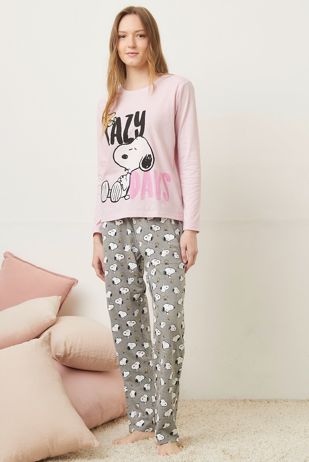 SNOOPY Pijama Mujer Snoopy | falabella.com
