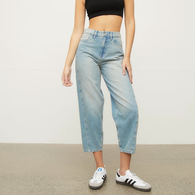 SYBILLA Jeans Baggy Tiro Medio Mujer Sybilla | falabella.com