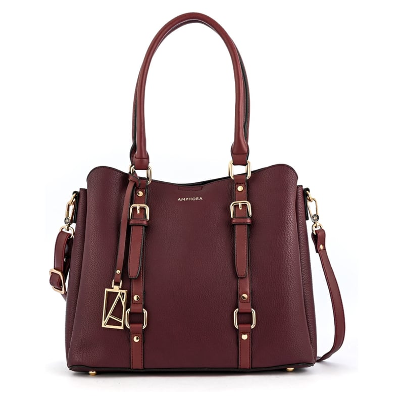 AMPHORA Cartera Rojo Vino Mujer Amphora | falabella.com