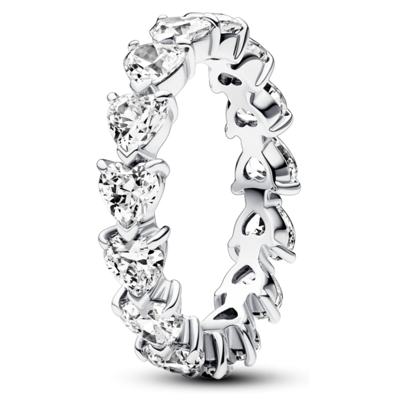 PANDORA Anillo Eternidad de Corazones Mujer Pandora | falabella.com