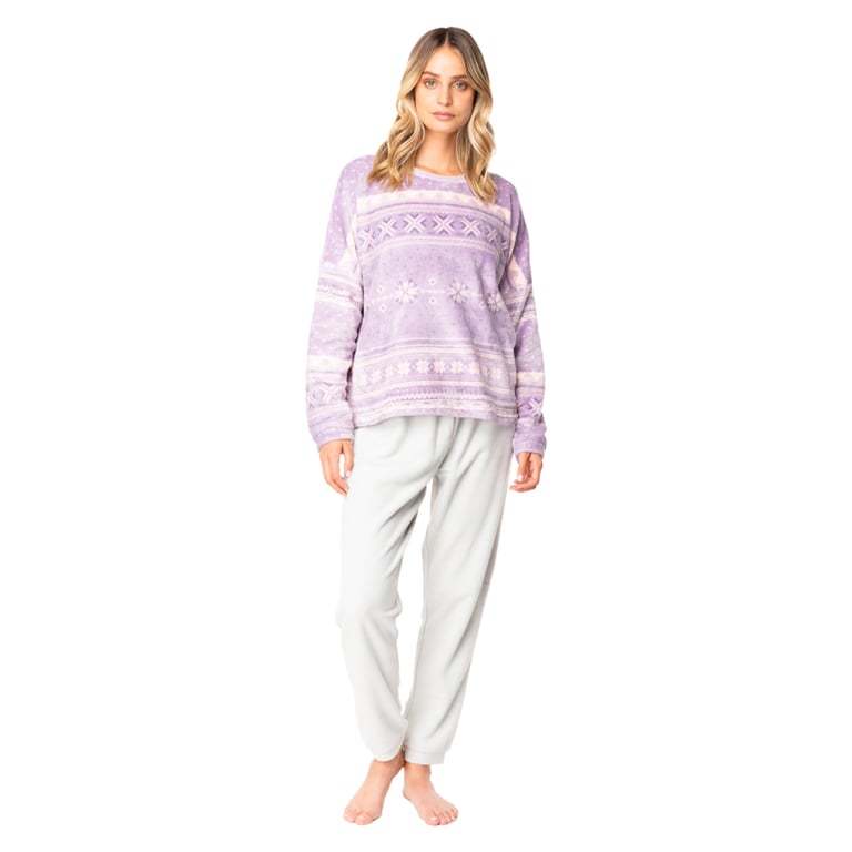 TOP Pijama Manga Larga Mujer Top | falabella.com